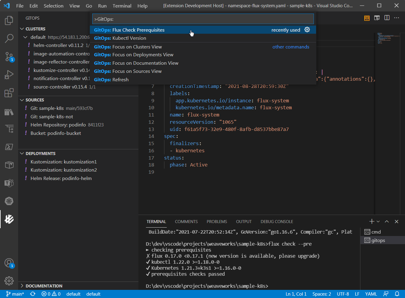 Add Flux check --pre on extension initialization · Issue #35 ... Add Flux check --pre on extension initialization · Issue #35 ...