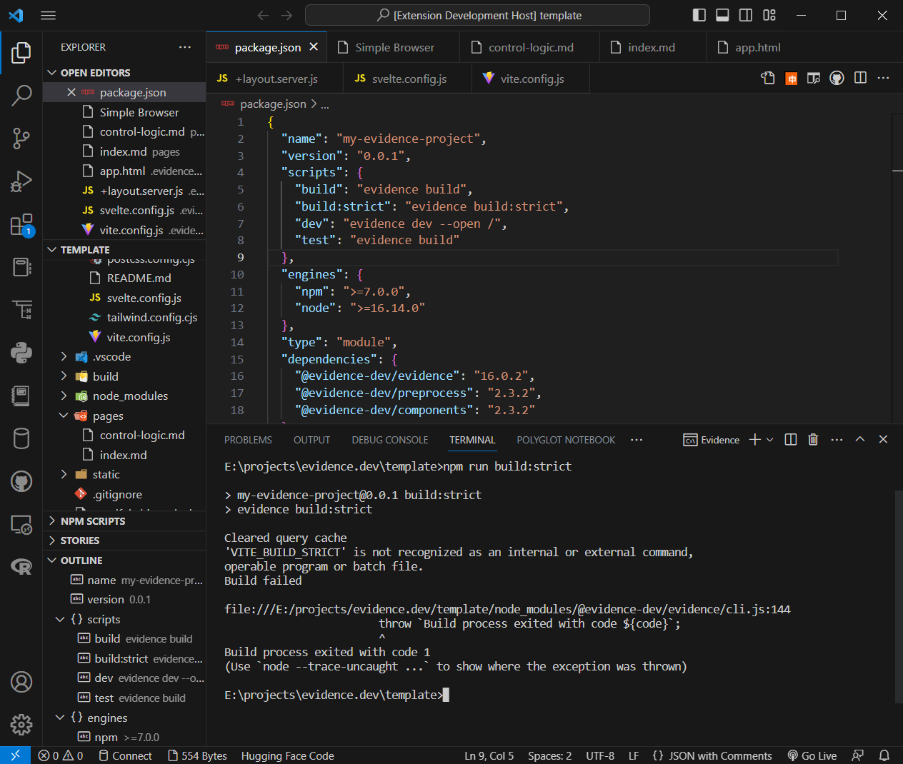 Build Strict Produces Vite Build Strict Is Not Recognized As An Internal Or External Command
