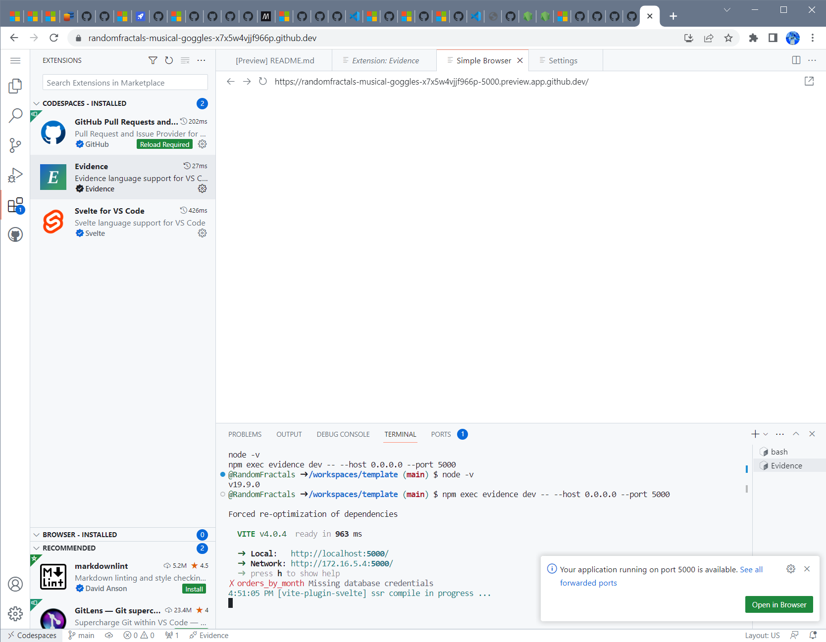 Add new `evidence.defaultPort` configuration setting · Issue #52 · evidence-dev/evidence-vscode ...