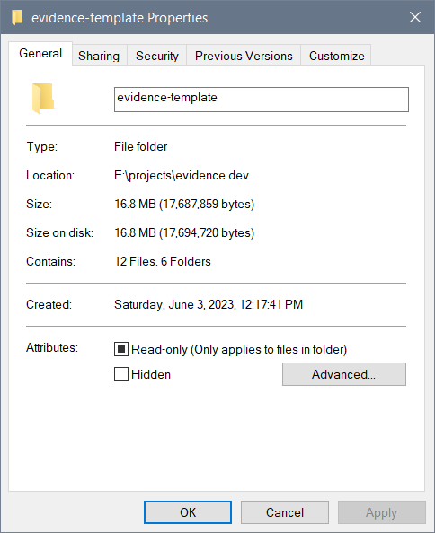 Create new simple Evidence app project `template` to bundle with extension · Issue #60 ...