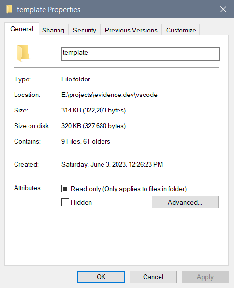 Create new simple Evidence app project `template` to bundle with extension · Issue #60 ...