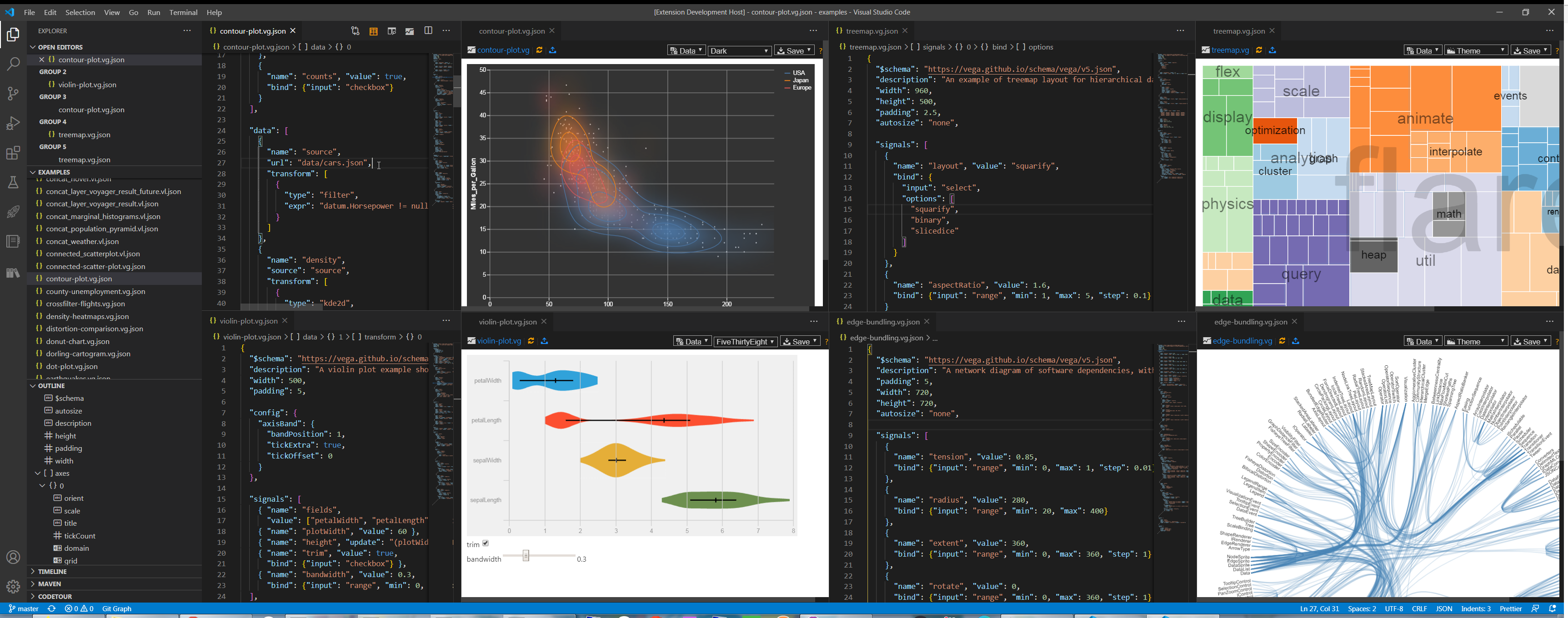 add padding for the vega viewer viz content display · Issue #101 · RandomFractals/vscode-vega ...