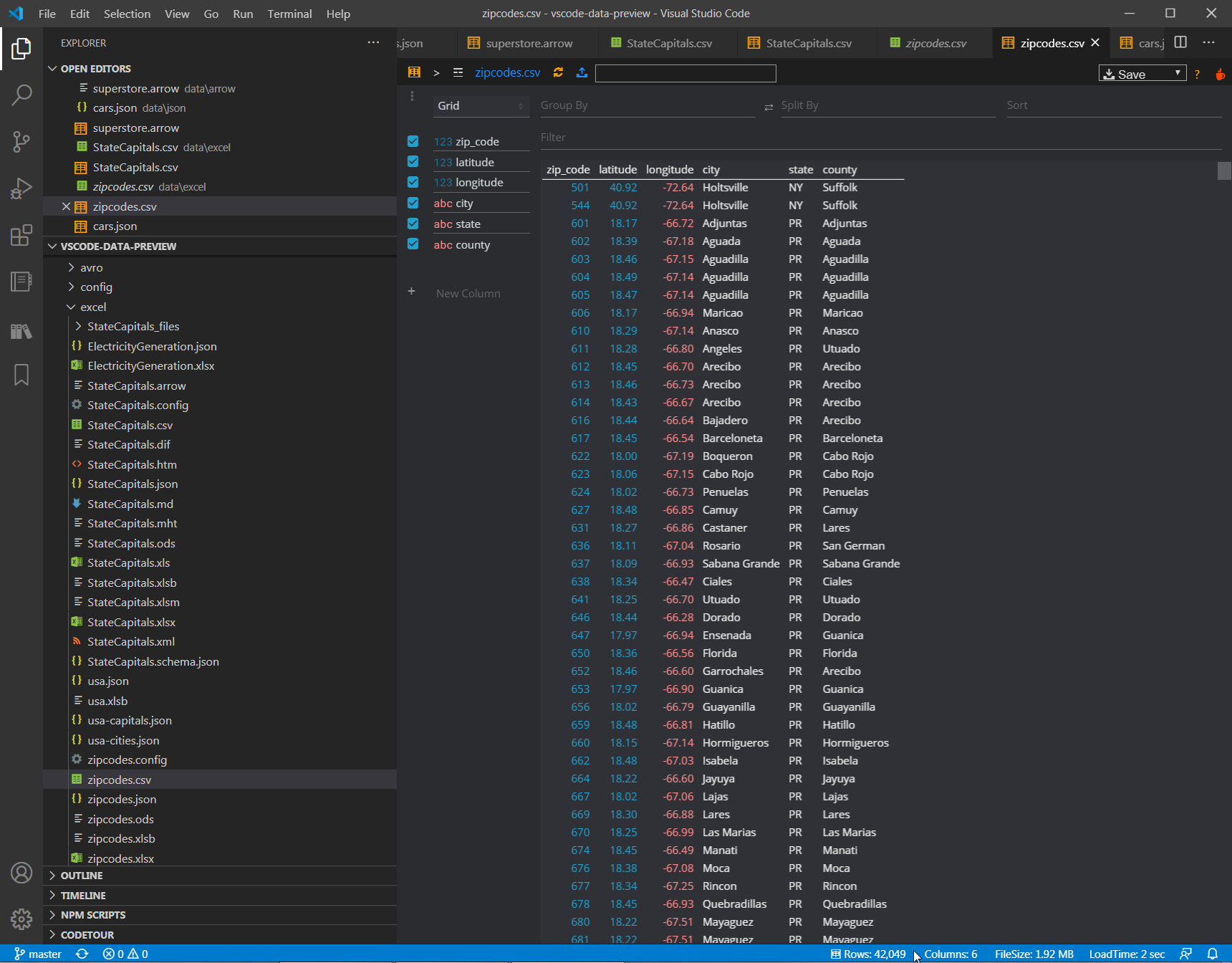 VSCODE Crashes after load large file · Issue #221 · RandomFractals/vscode-data-preview · GitHub