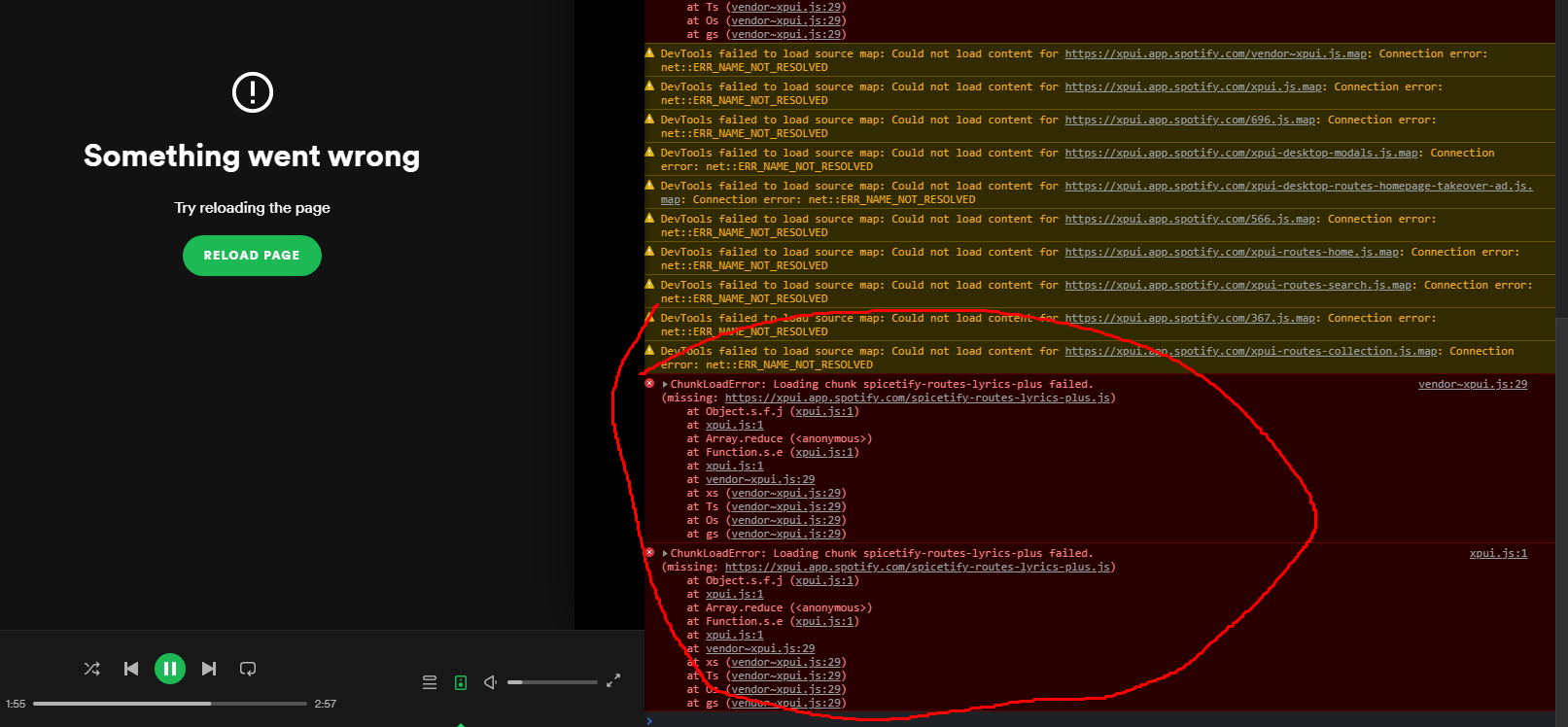 Lyrics Tab Not Working · Issue 1263 · Spicetify Cli · Github