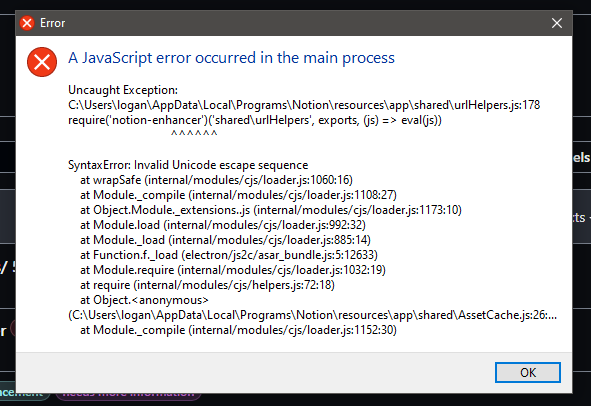 bug · Issue #710 · notion-enhancer/notion-enhancer · GitHub