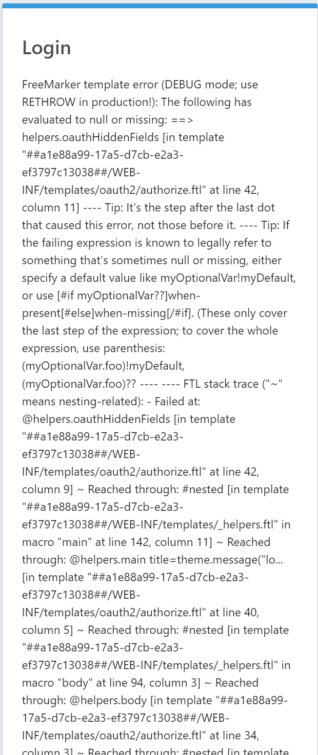 After upgrading to version 1.10.1, I get an error on login screen · Issue #337 · FusionAuth ...