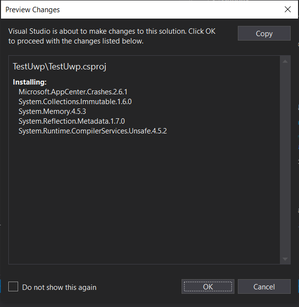 Issue in Installing Microsoft.AppCenter.Crashes Nuget · Issue #1211 · microsoft/appcenter-sdk ...
