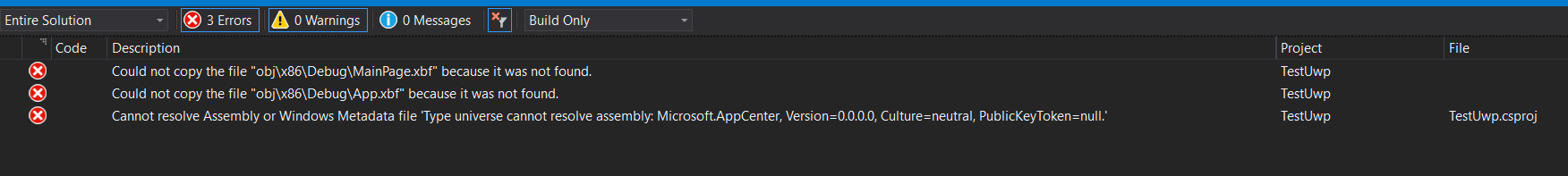 Issue in Installing Microsoft.AppCenter.Crashes Nuget · Issue #1211 · microsoft/appcenter-sdk ...