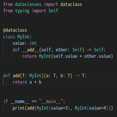 Return arrow gets wrongly colored when using Type Parameter Syntax ...