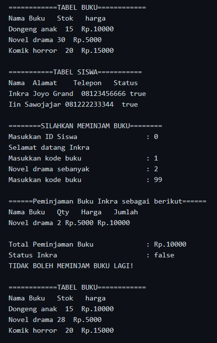 GitHub - inkra/Aplikasi-Perpus-OOP-Java: Aplikasi Perpus menggunakan OOP Java