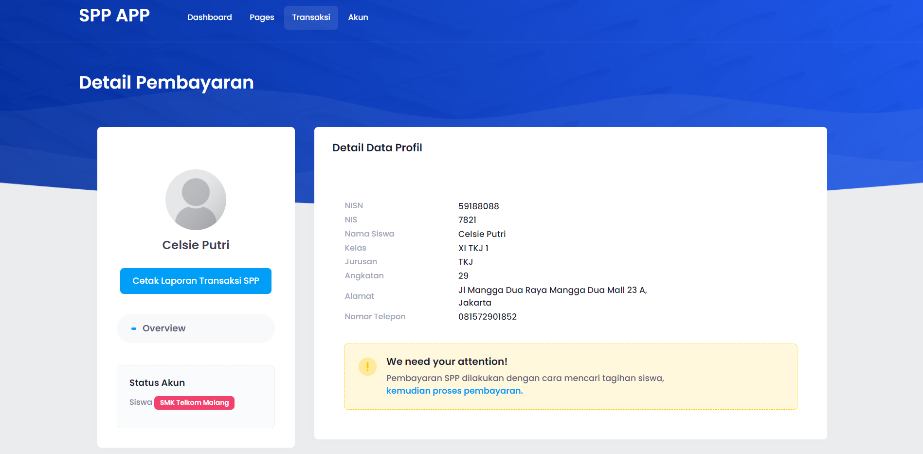 GitHub - inkra/SPP-App: Aplikasi SPP PHP dengan MySQL