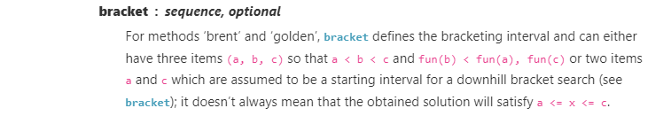 minimize_scalar -- strange behaviour · Issue #5899 · scipy/scipy · GitHub