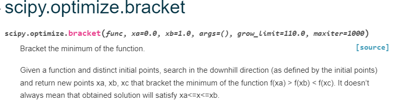 minimize_scalar -- strange behaviour · Issue #5899 · scipy/scipy · GitHub
