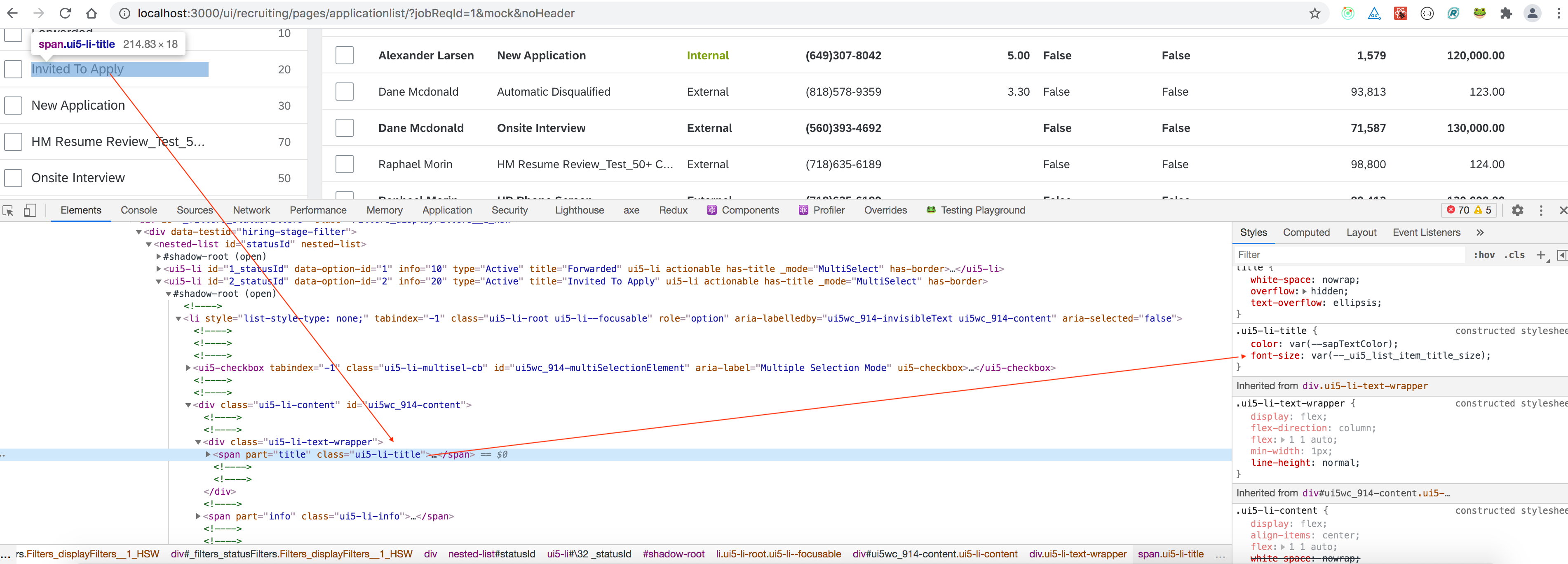 ui5-li default font size is non standard. · Issue #2811 · UI5/webcomponents · GitHub