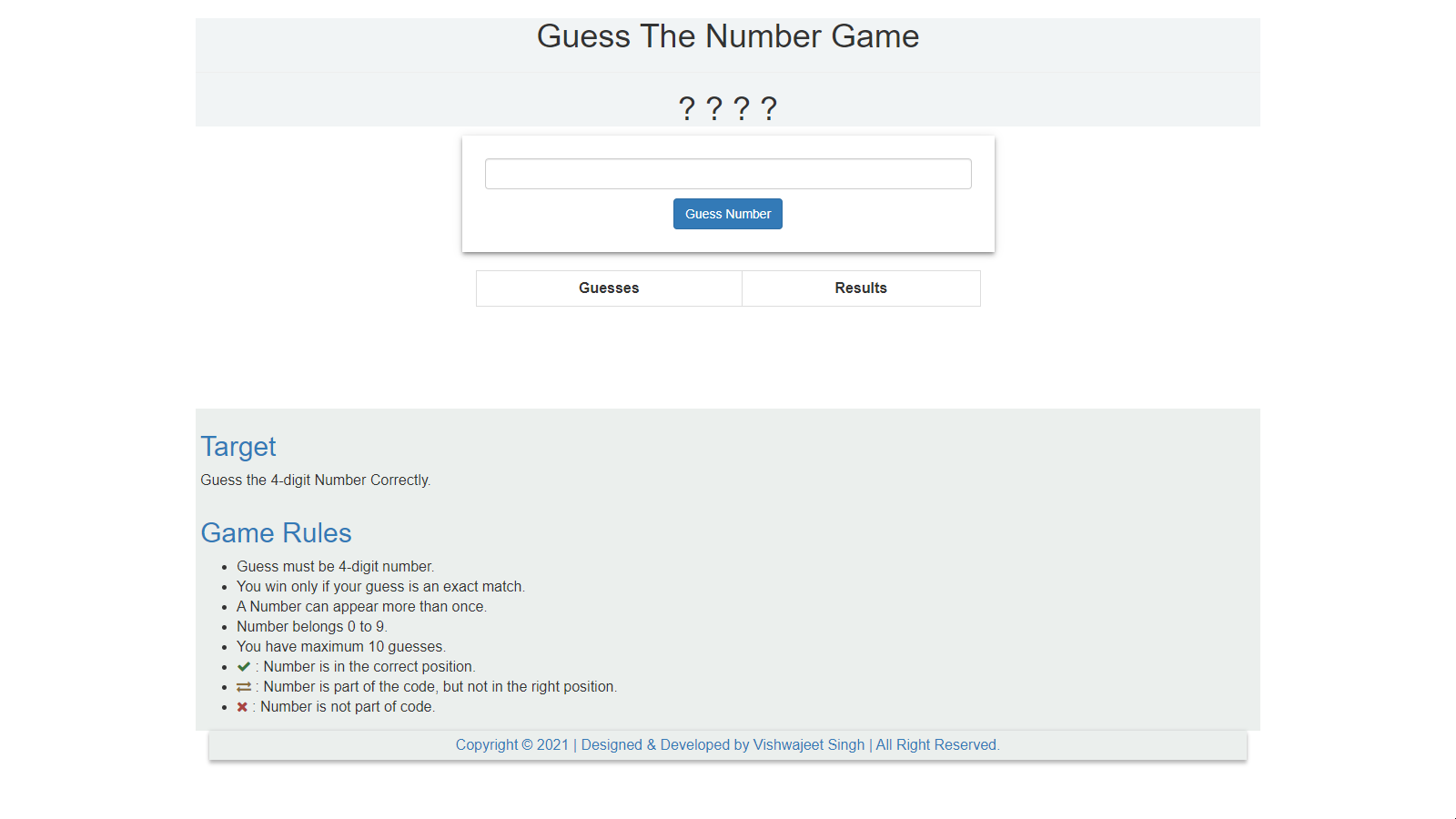 GitHub - vishwajeetsingh01/guess-the-number-game