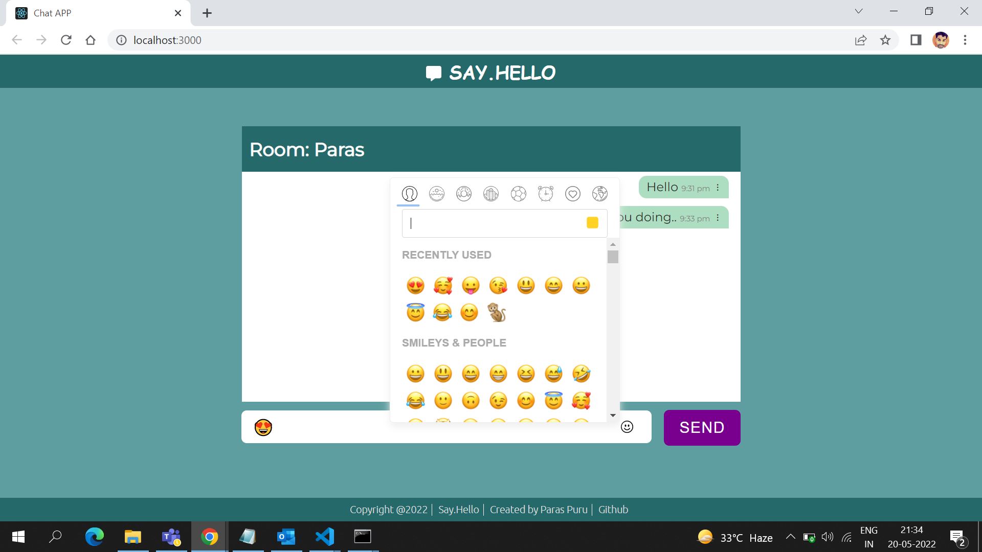 GitHub - ParasPuku/chat-react-socket-node-emoji-app