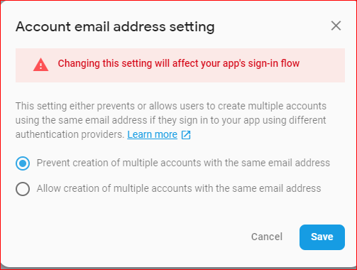 Cannot Sign In With Multiple Providers · Issue 504 · Firebasefirebaseui Web · Github