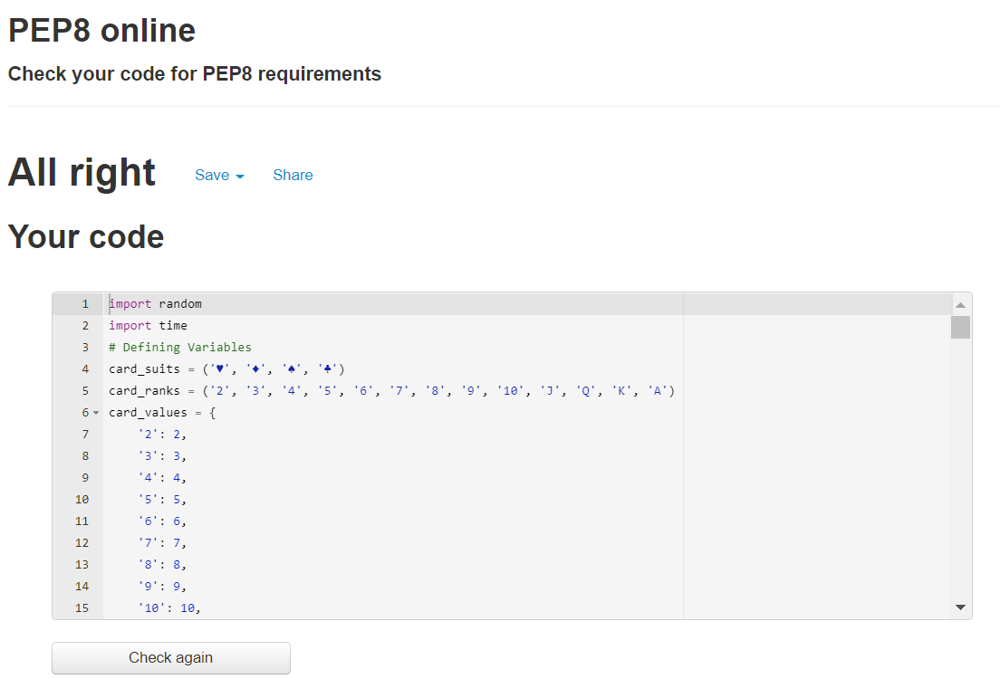 GitHub - biareiam/blackjack: Game of Black Jack in Python