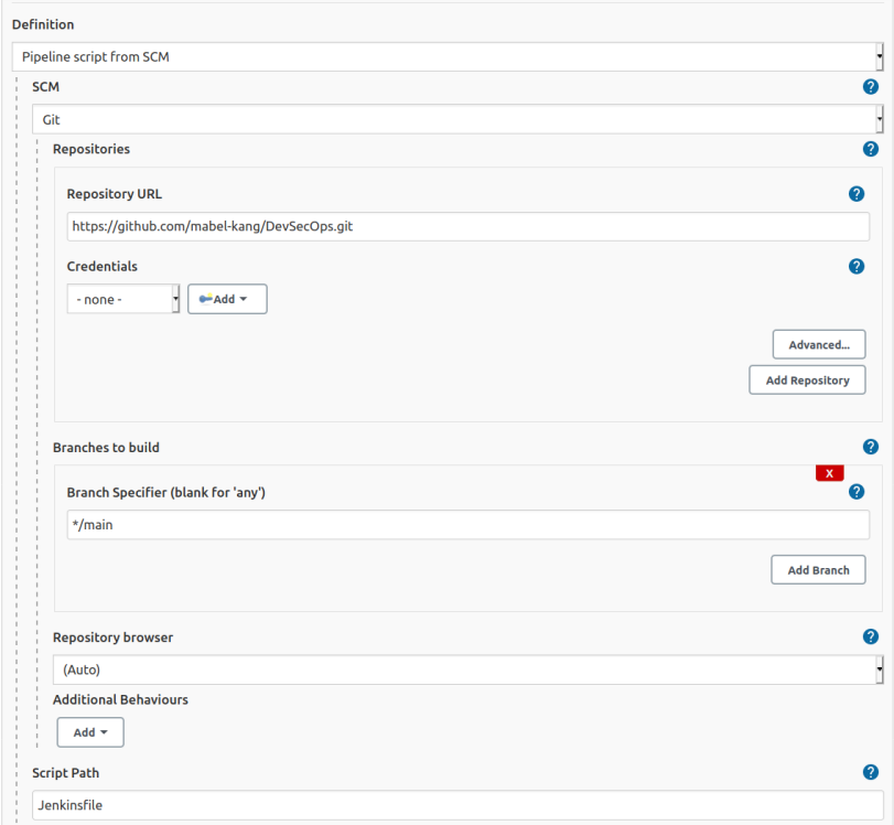 Github Mabel Kang Devsecops