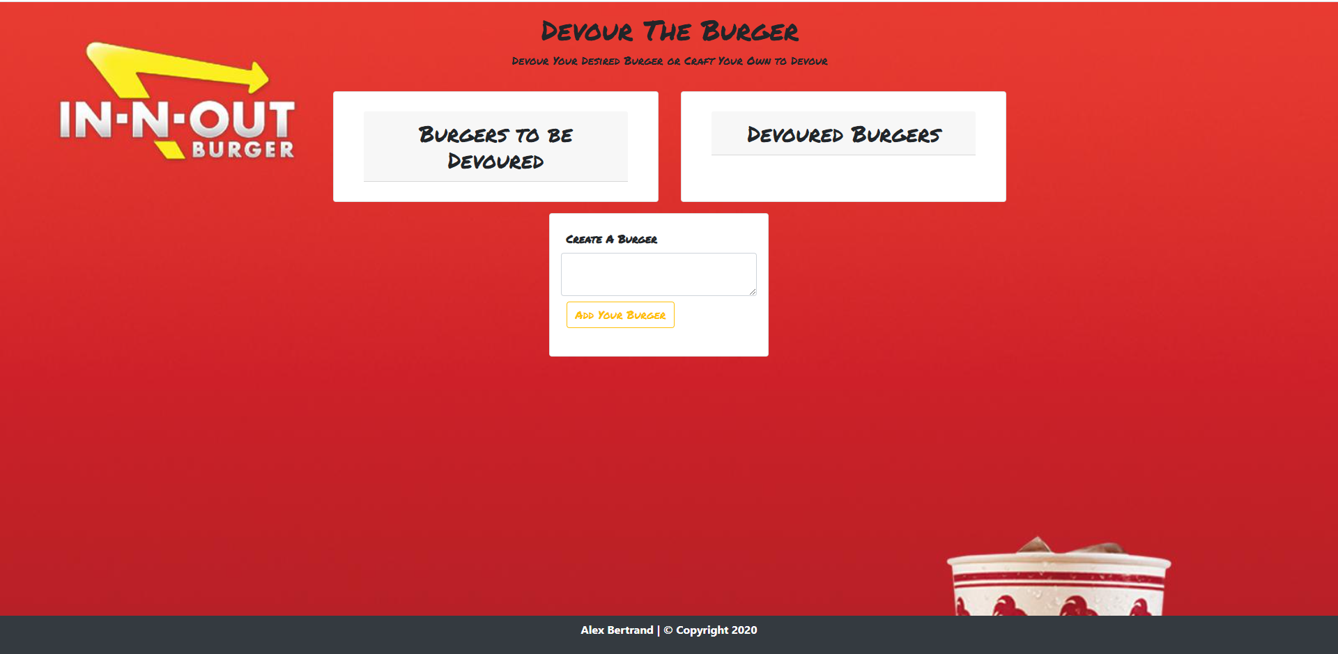 GitHub - ambertrand/Devour-The-Burger: A fun application to track burgers as they are logged and ...
