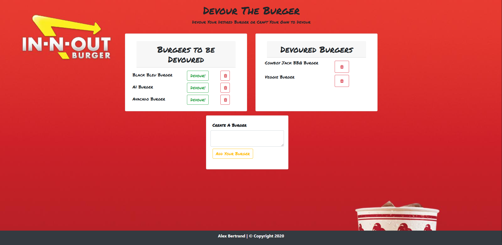 GitHub - ambertrand/Devour-The-Burger: A fun application to track burgers as they are logged and ...