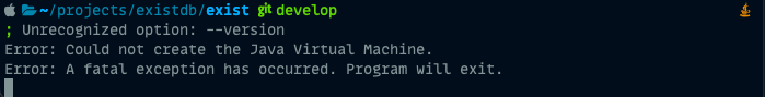 java item produces unwanted output "Unrecognized option: --version" · Issue #271 · IlanCosman ...