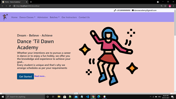 GitHub - Shradd28/MiniProject: Dance Academy Management System