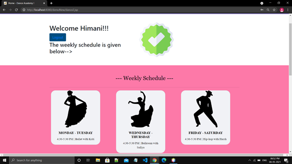 GitHub - Shradd28/MiniProject: Dance Academy Management System
