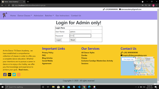 GitHub - Shradd28/MiniProject: Dance Academy Management System
