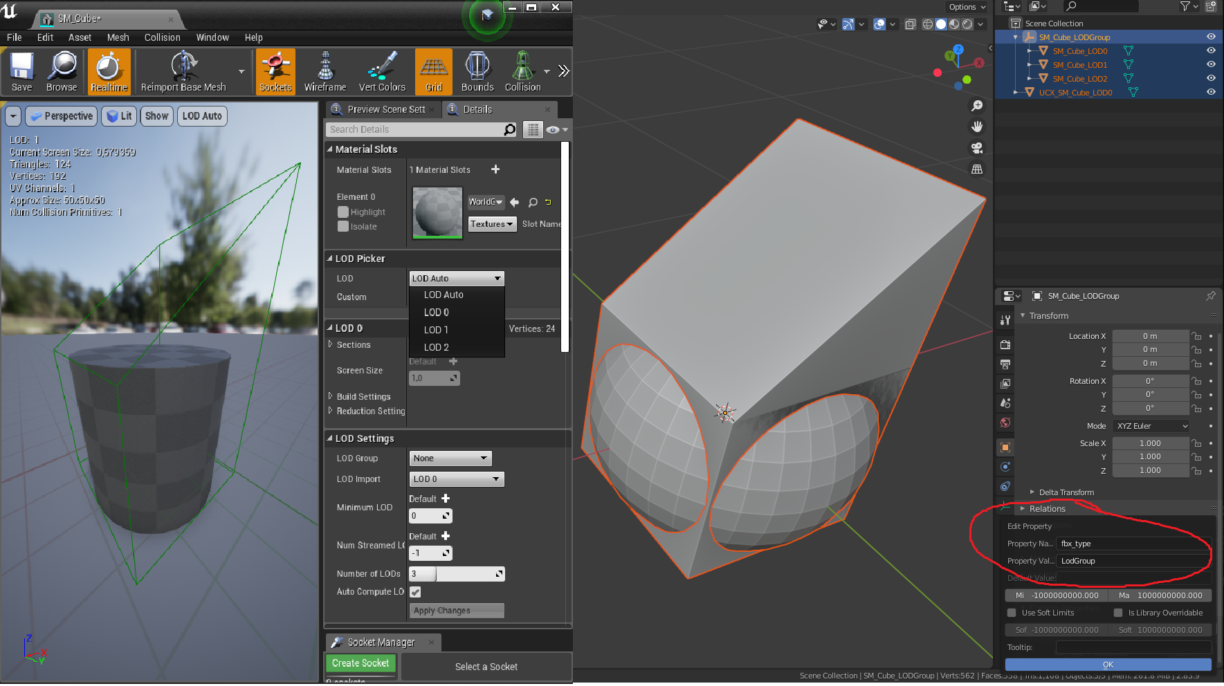 Send To Unreal Custom Collision Needs To Be Included In Lod Export · Issue 173 · Epicgamesext