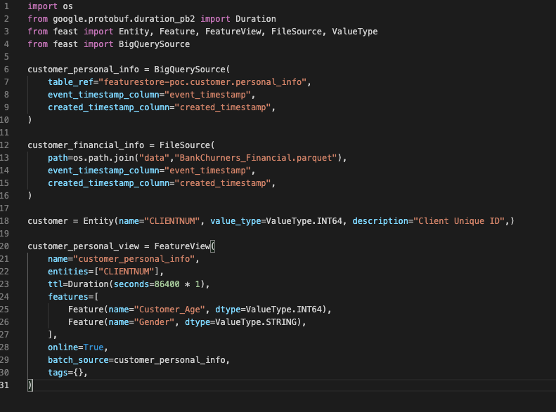 Feature view created with BigQuerySource when materialize throws AssertionError · Issue #2036 ...