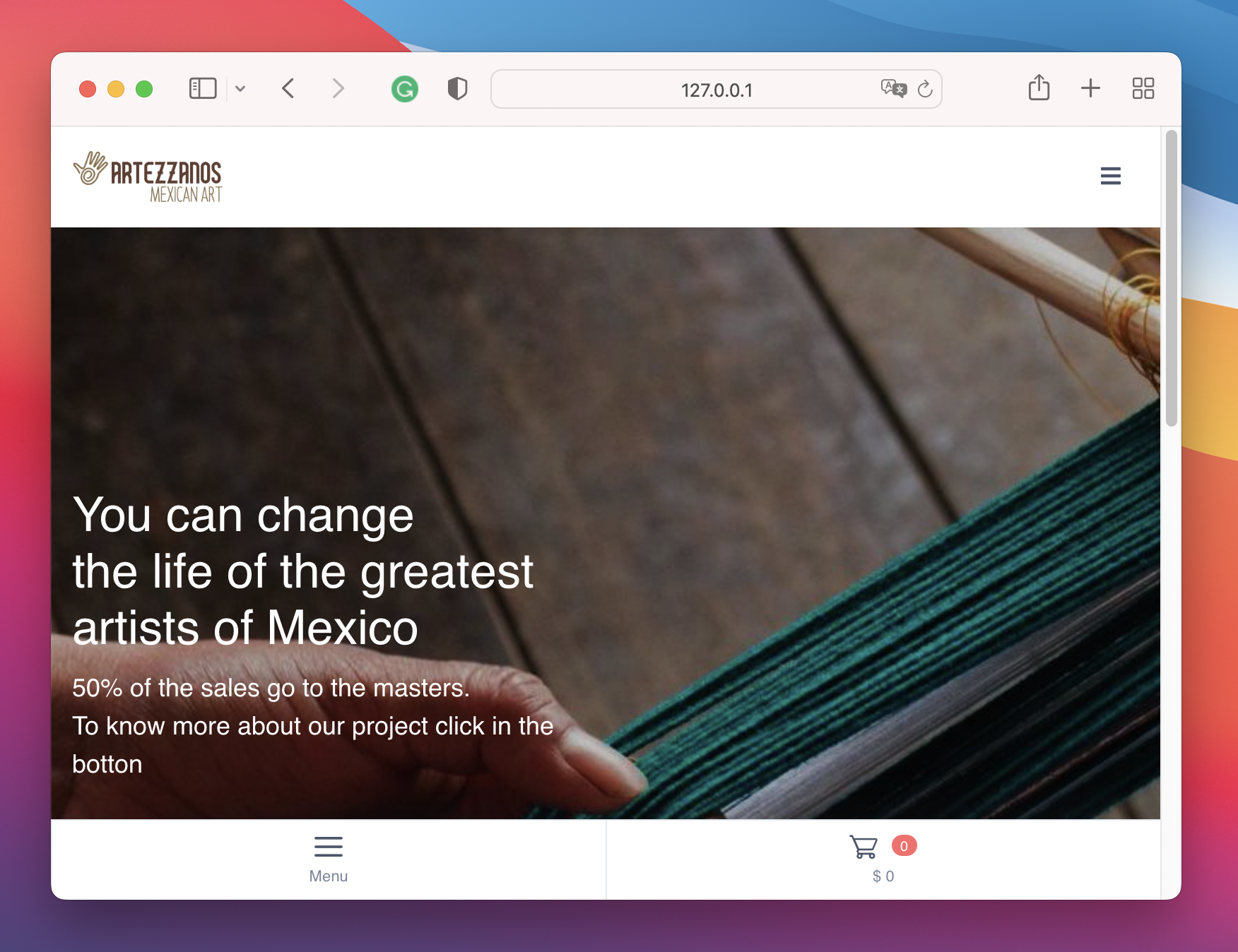 GitHub - itsluismario/artezzanos: We connect the great masters with the ...