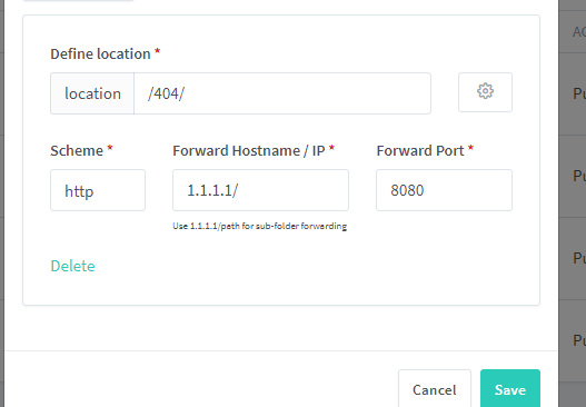 Custom Locations · Issue 161 · Jlesage Docker Nginx Proxy Manager · Github