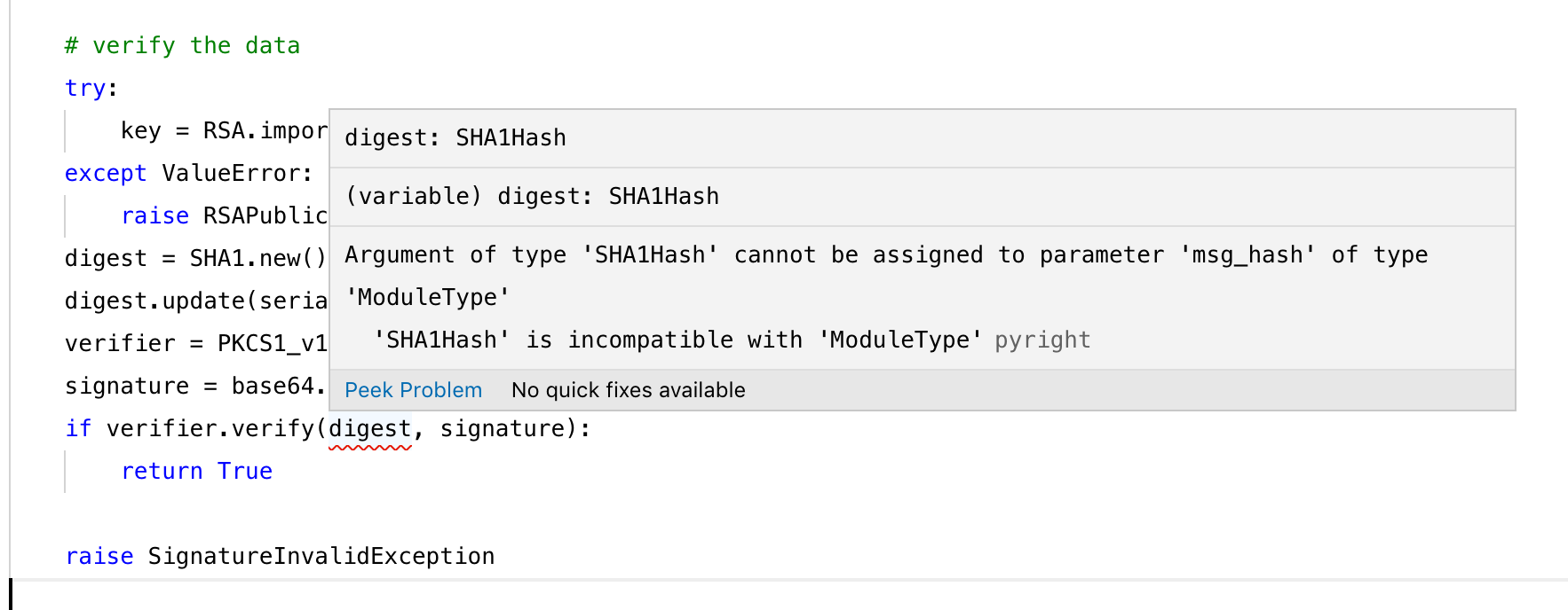 Is pyright complaining rightfully here? · Issue #320 · microsoft/pyright · GitHub