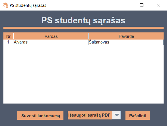 GitHub - saltanovas/StudentRegistrationSystem