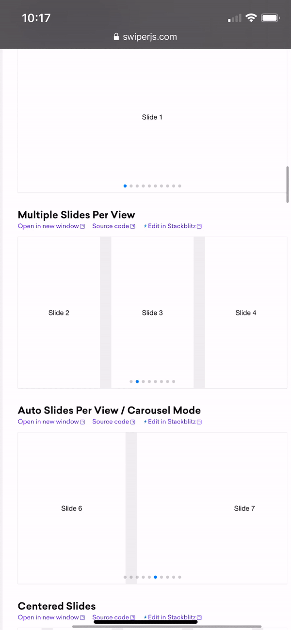 Performance issue on touch swipe - iOS13.3 · Issue #3441 · nolimits4web/swiper · GitHub