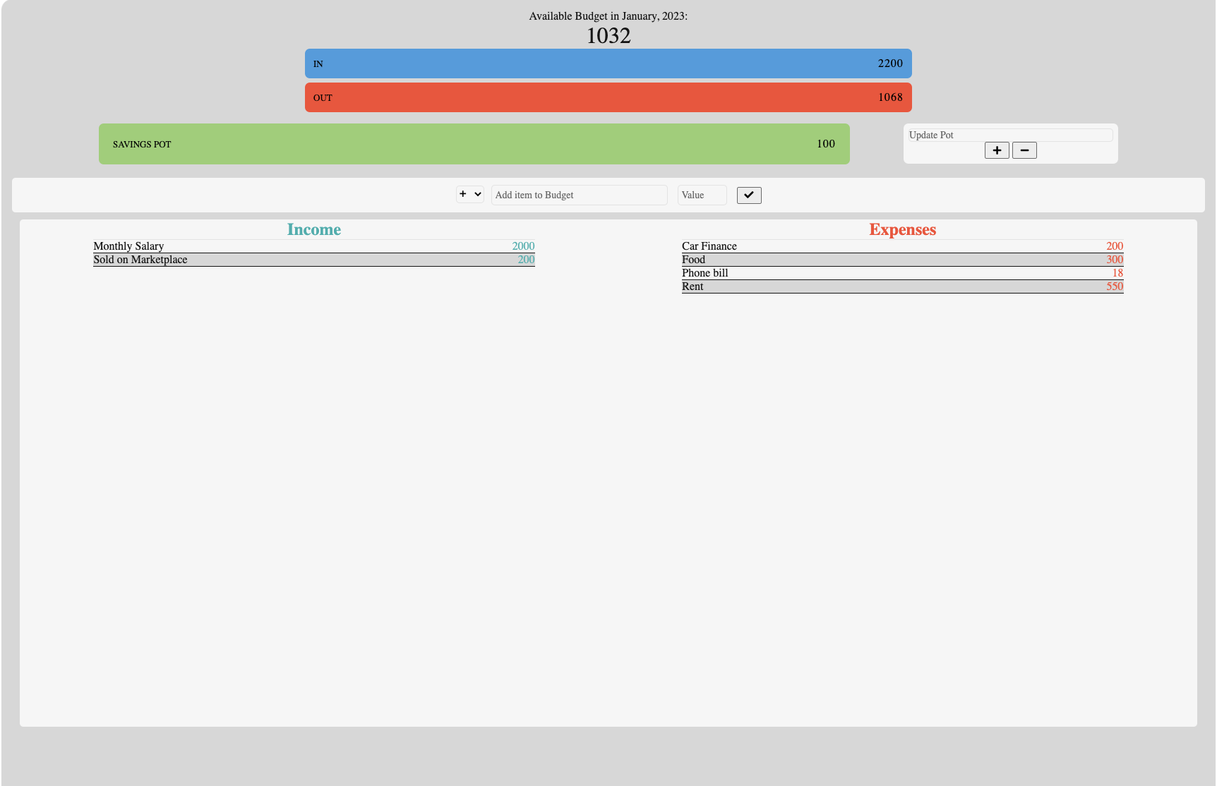 GitHub - treneff/Budgeten: Budgeting app utilizing JavaScript with modular design to enhance ...