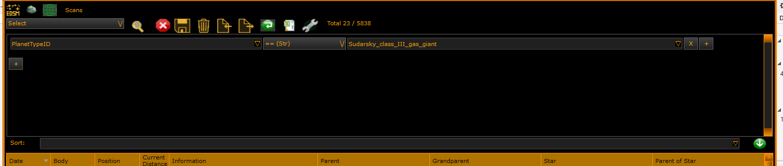 Class II Gas Giants missing from Surveyor · Issue #3303 · EDDiscovery/EDDiscovery · GitHub
