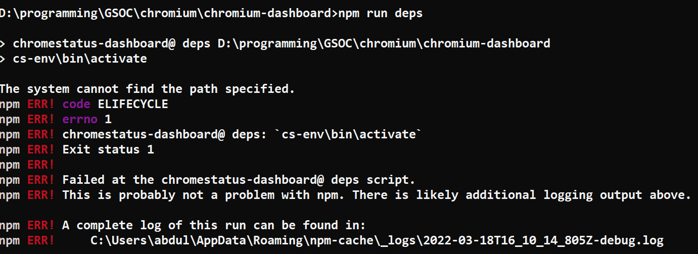 Package.json Scripts don't run for windows · Issue #1797 · GoogleChrome ...
