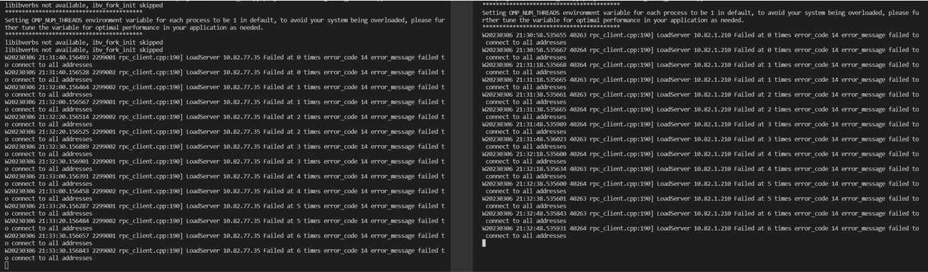 [多机多卡][MT5]failed to connect to all addresses · Issue #470 · Oneflow-Inc/libai · GitHub