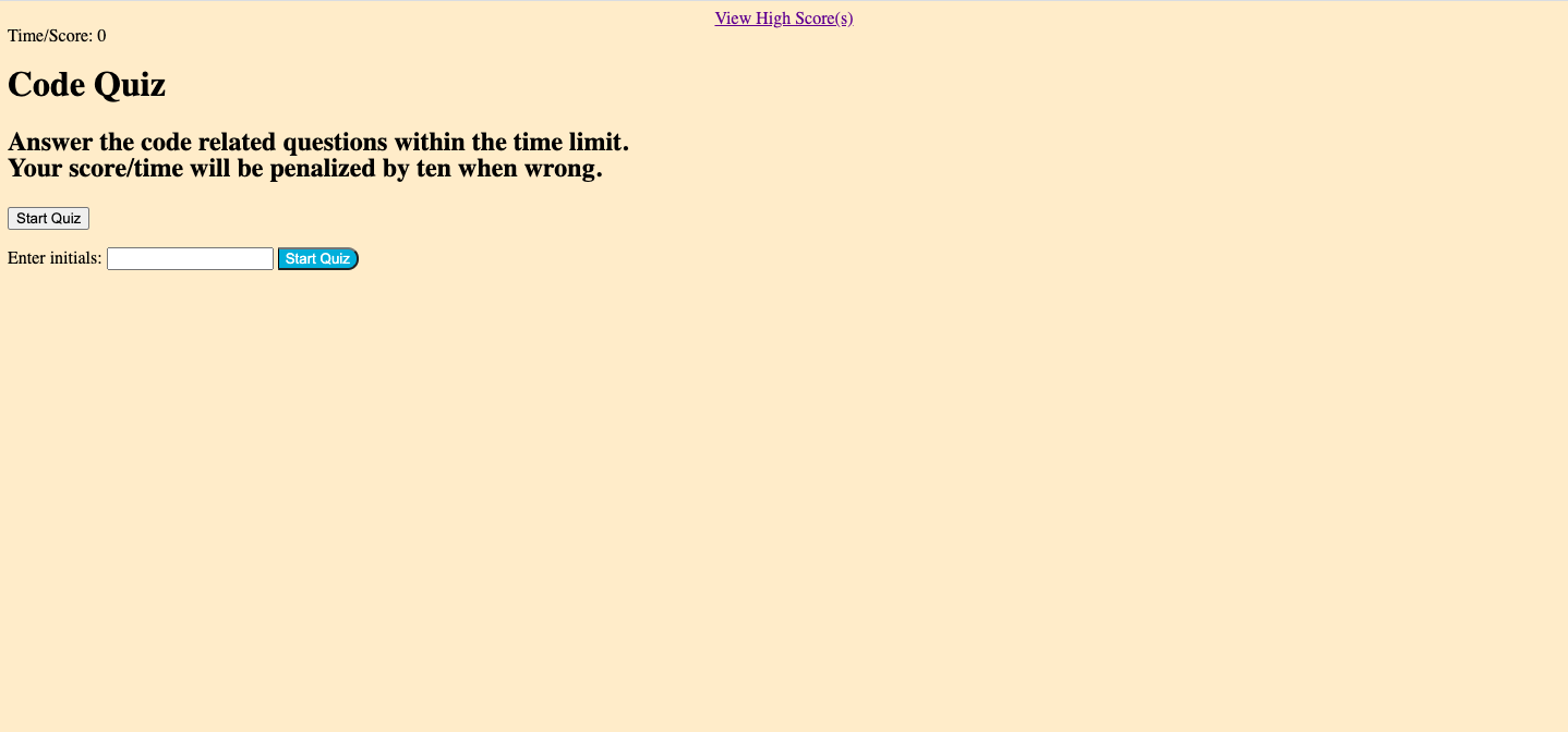 GitHub - nikuk1/code-quiz