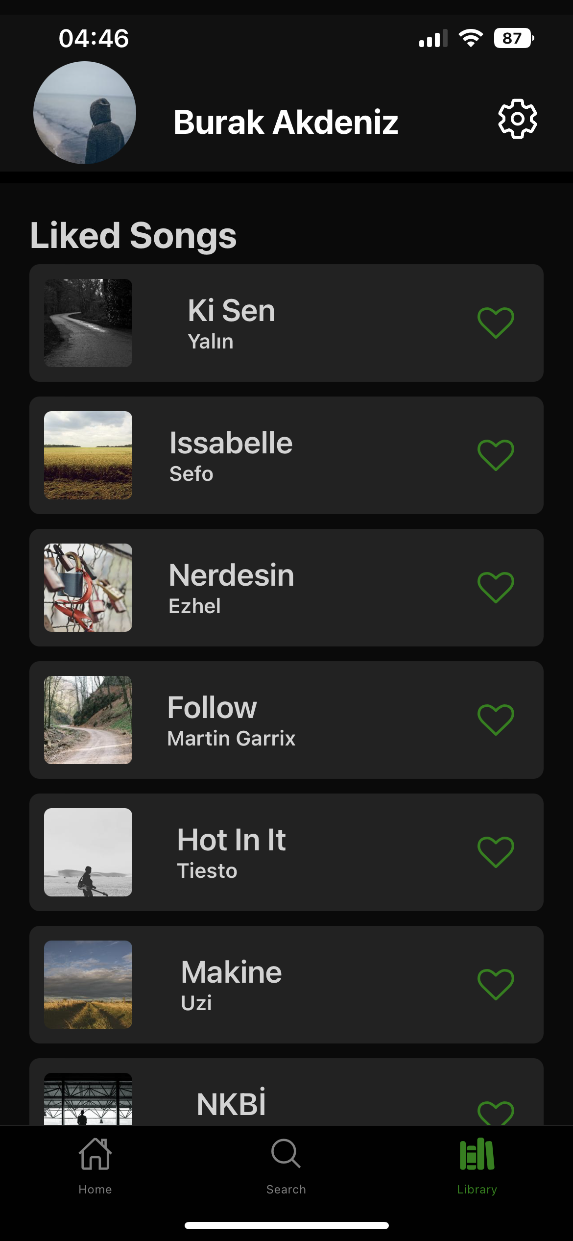 GitHub - akdenizburak/SpotifyClone