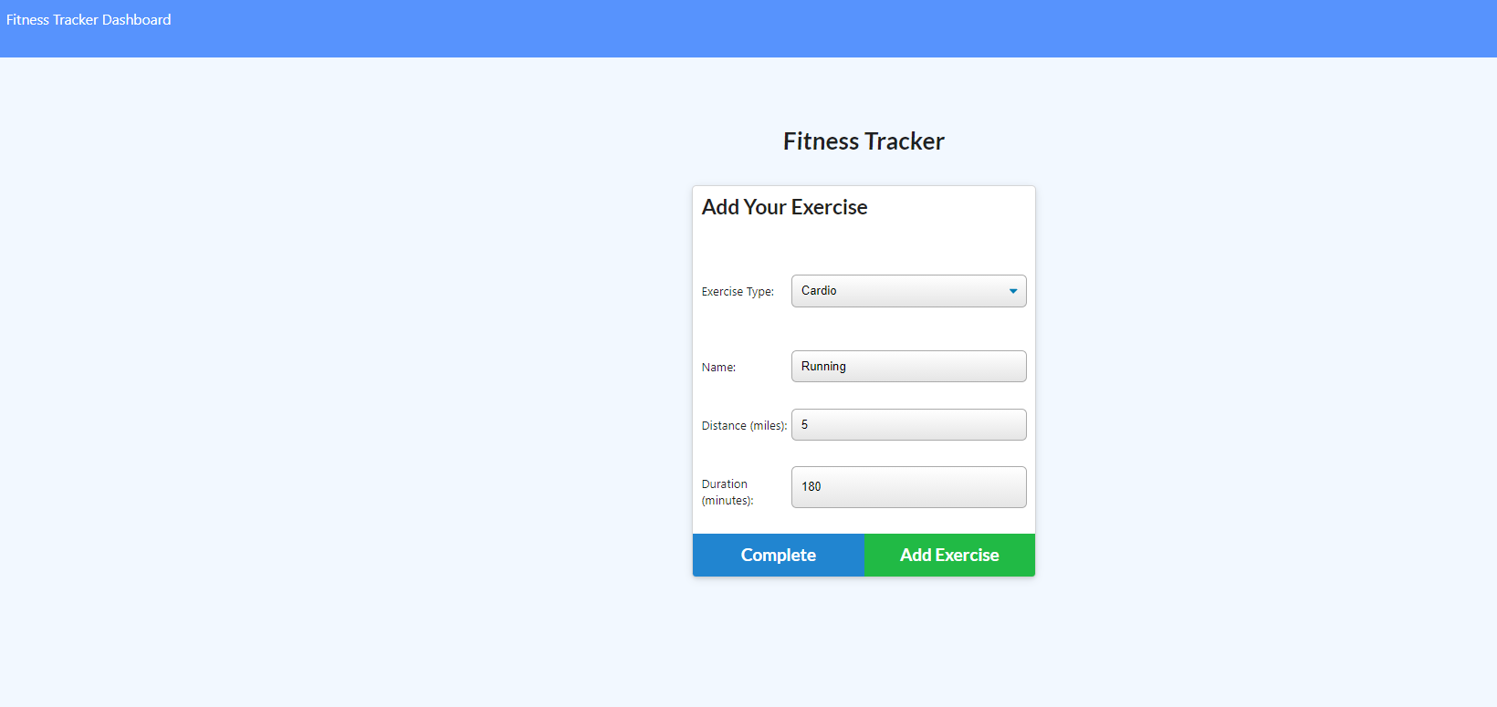 GitHub - elphinhote/workout-tracker
