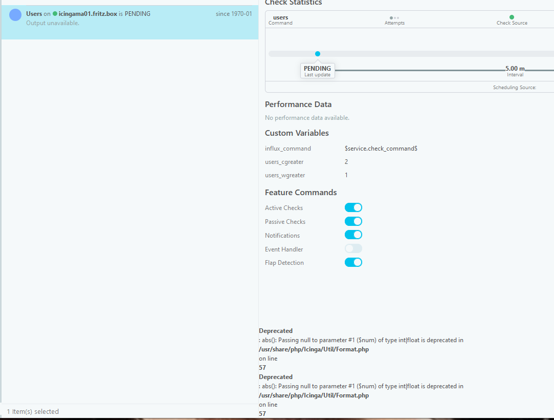 Depcrecated warning for new services · Issue #586 · Icinga/icingadb-web · GitHub