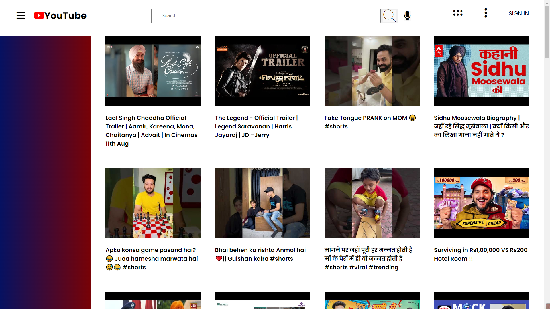 GitHub - rahulraka/YouTube_Clone: This is a Clone Project which I have done in my 3rd Unit of ...