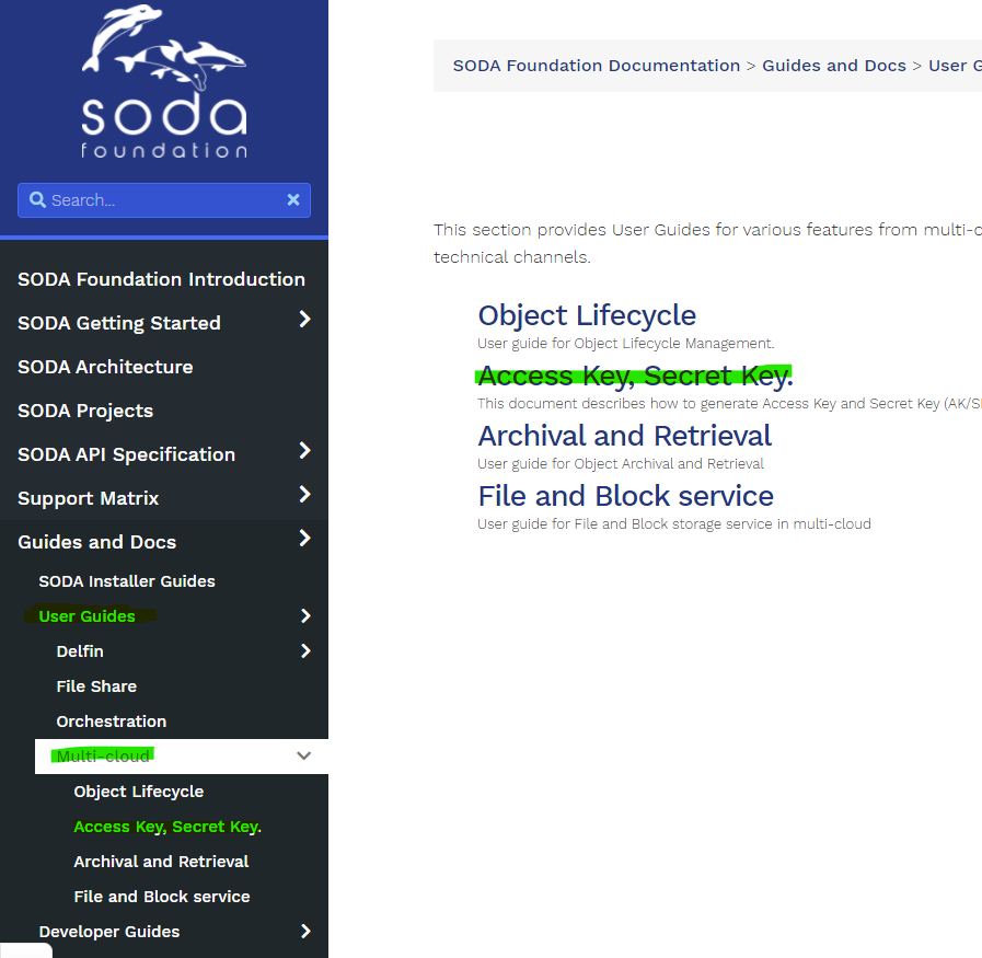 Add documentation for AKSK by rajat-soda · Pull Request #165 · sodafoundation/documentation · GitHub