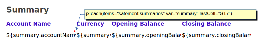 Each Command using markup language doesn't read "items" attr · Issue #186 · jxlsteam/jxls · GitHub