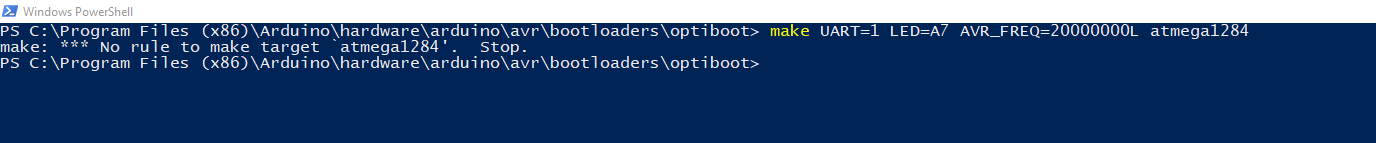 OptiBoot not compiling after following instructions on the wiki · Issue ...