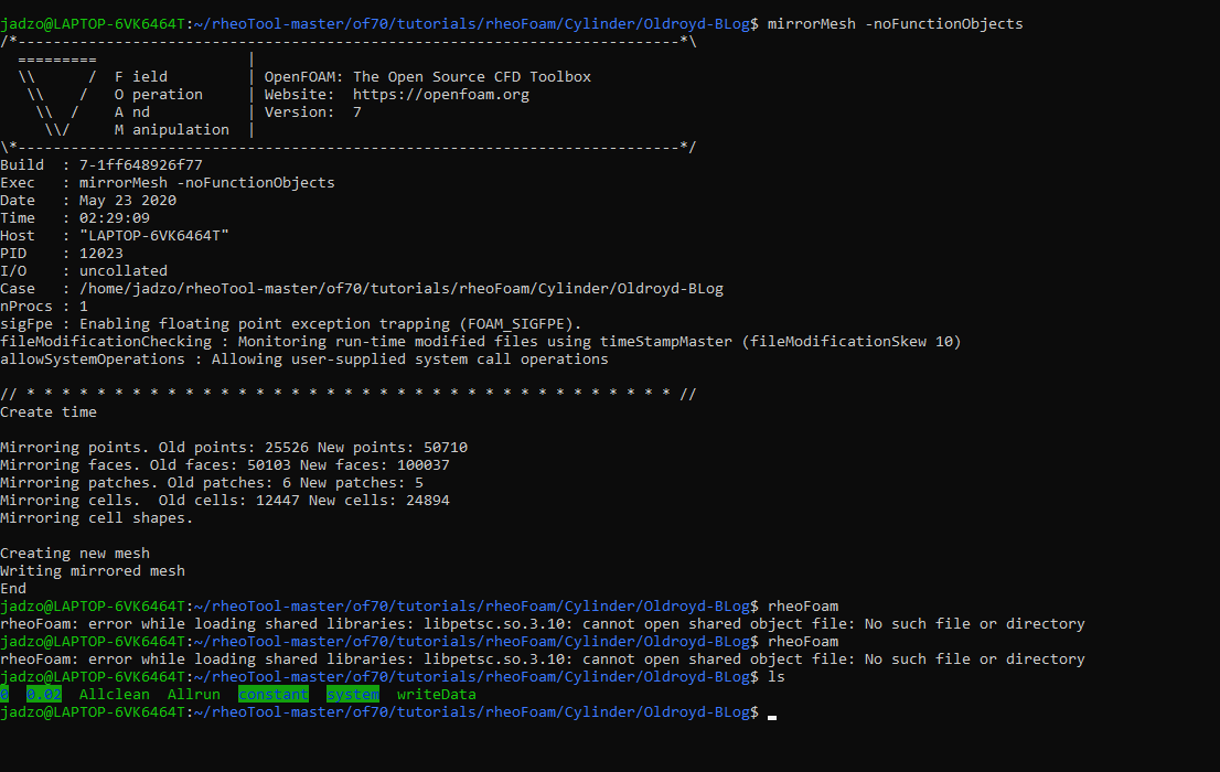 Error in installing PETSc · Issue #22 · fppimenta/rheoTool · GitHub