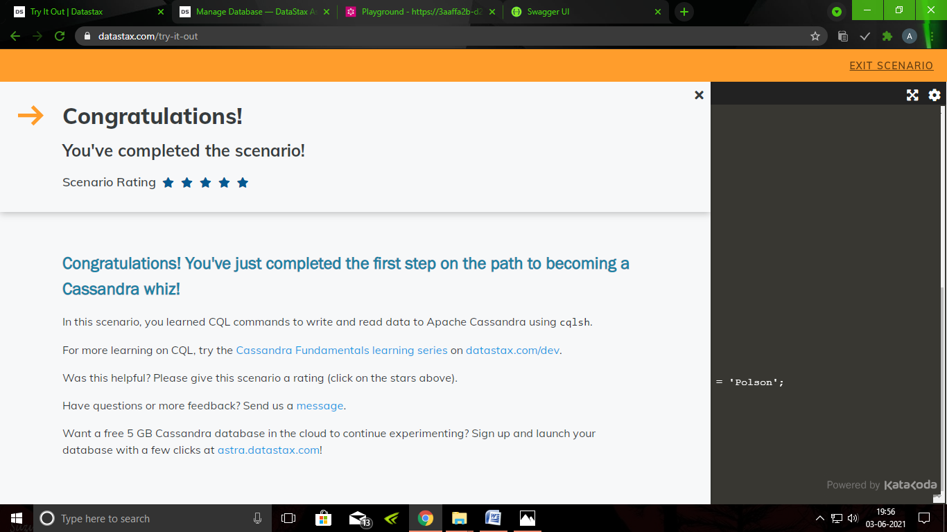 [HW] · Issue #123 · datastaxdevs/workshop-introduction-to-nosql · GitHub
